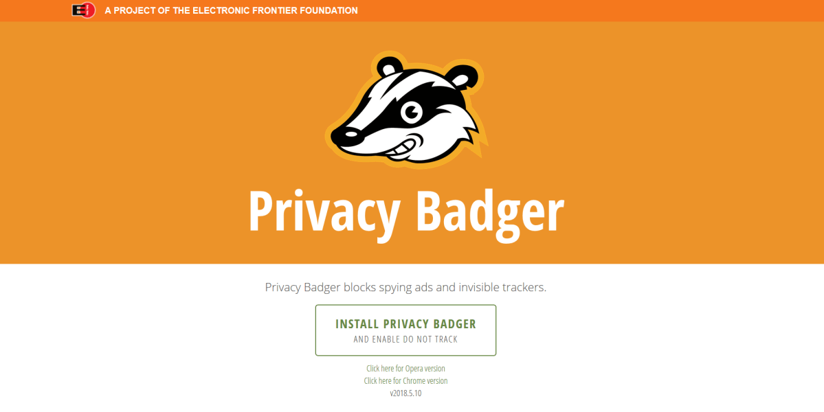 Privacy Badger, la extensión de la EFF para evitar que espíen y ...